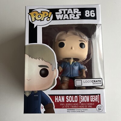 #86 Han Solo (Snow Gear) Funko Pop! Star Wars Vinyl Figure Lootcrate ...