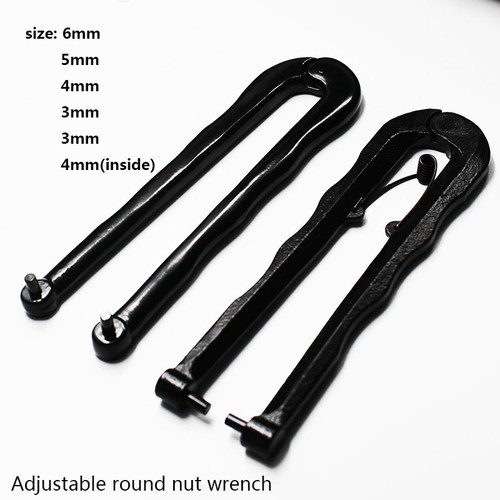 2mm Universal Wrench ADJUSTABLE FACE HAND STEEL PIN SPANNER WRENCH TOOL ...