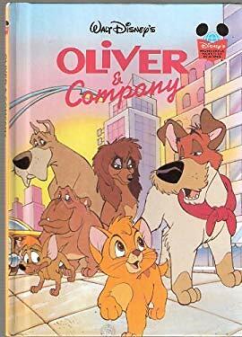 Walt Disney Oliver and Company Grolier HB Book 1997 Wonderful World of ...