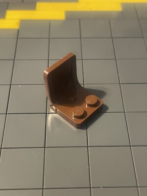 LEGO REDDISH BROWN 2X2 SEAT VEHICLE CHAIR BUILDING PIECE | eBay