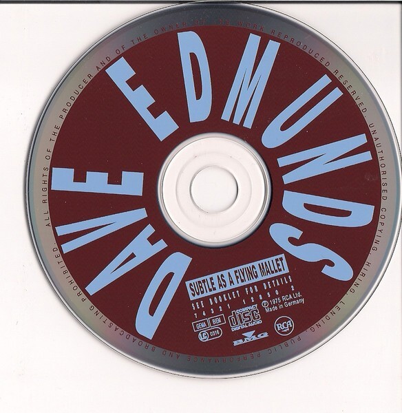 Dave Edmunds – Subtle As A Flying Mallet (CD, 1992) | eBay