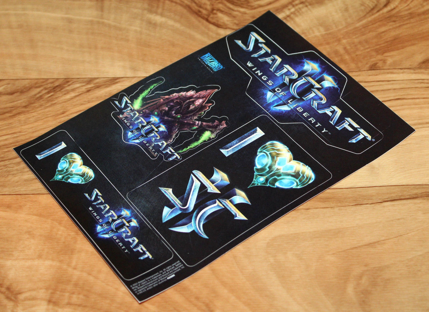 StarCraft II Wings of Liberty Rare Promo Sticker Set Blizzard 2010 ALL ...