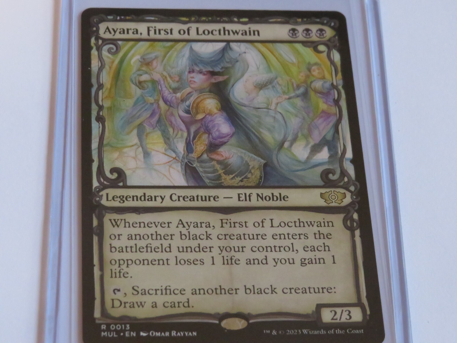 MTG Ayara, First of Locthwain Multiverse Legends 143 Rare | eBay