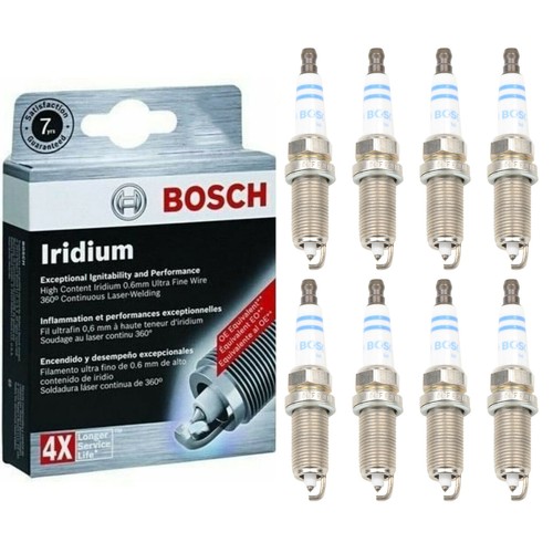 BOSCH OE Iridium Spark Plug 8PCS For 2011-2013 RAM 1500 V8-4.7L ...