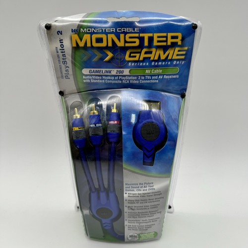 NEW 10 FT Monster Game Gamelink 200 AV AUDIO VIDEO Hookup for ...