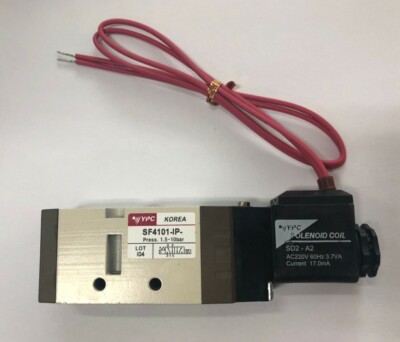 1PCS NEW FIT FOR SF6101-IP AC220V DC24V Pneumatic Solenoid valve | eBay