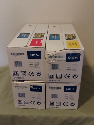 Genuine HP Laser Toner C4191A, C4192A, C4193A, C4194A For HP LaserJet ...