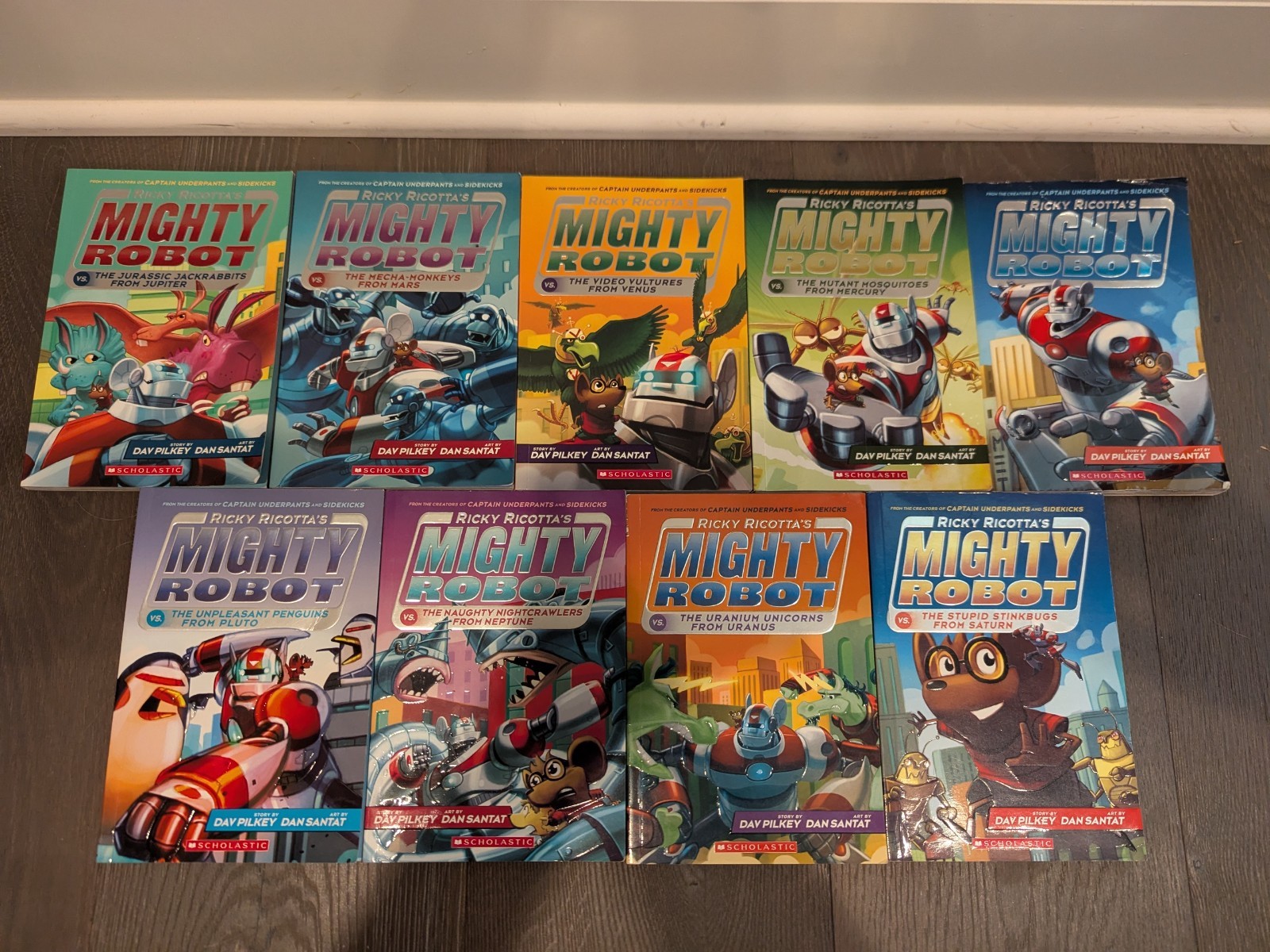 Ricky Ricotta's Mighty Robot Series 1-9 set 1 2 3 4 5 6 7 8 9 Full ...