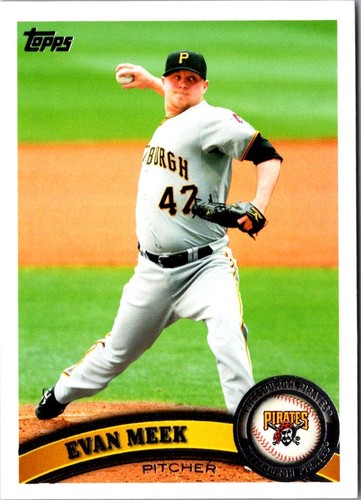 2011 Topps Evan Meek #125 Pittsburgh Pirates Baseball Card | eBay
