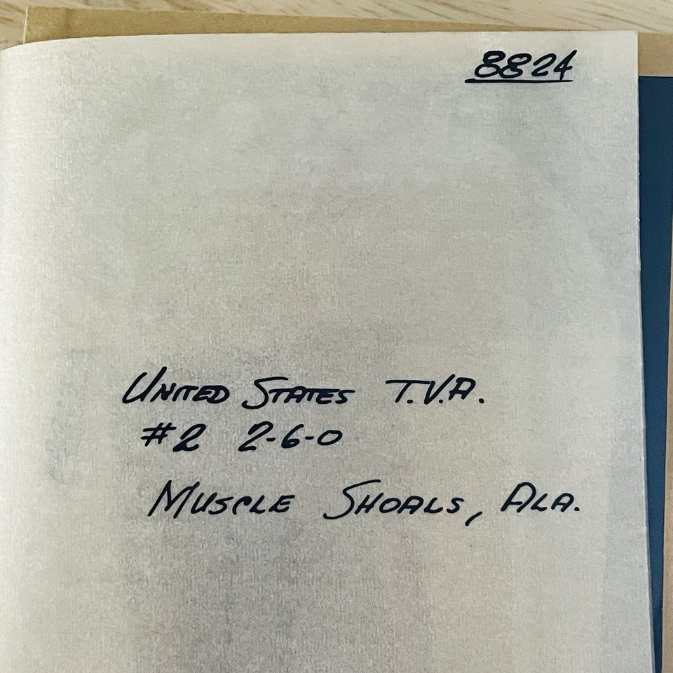 Railroad Negative United States Tennessee Valley Authority TVA #2 2-6-0 ...