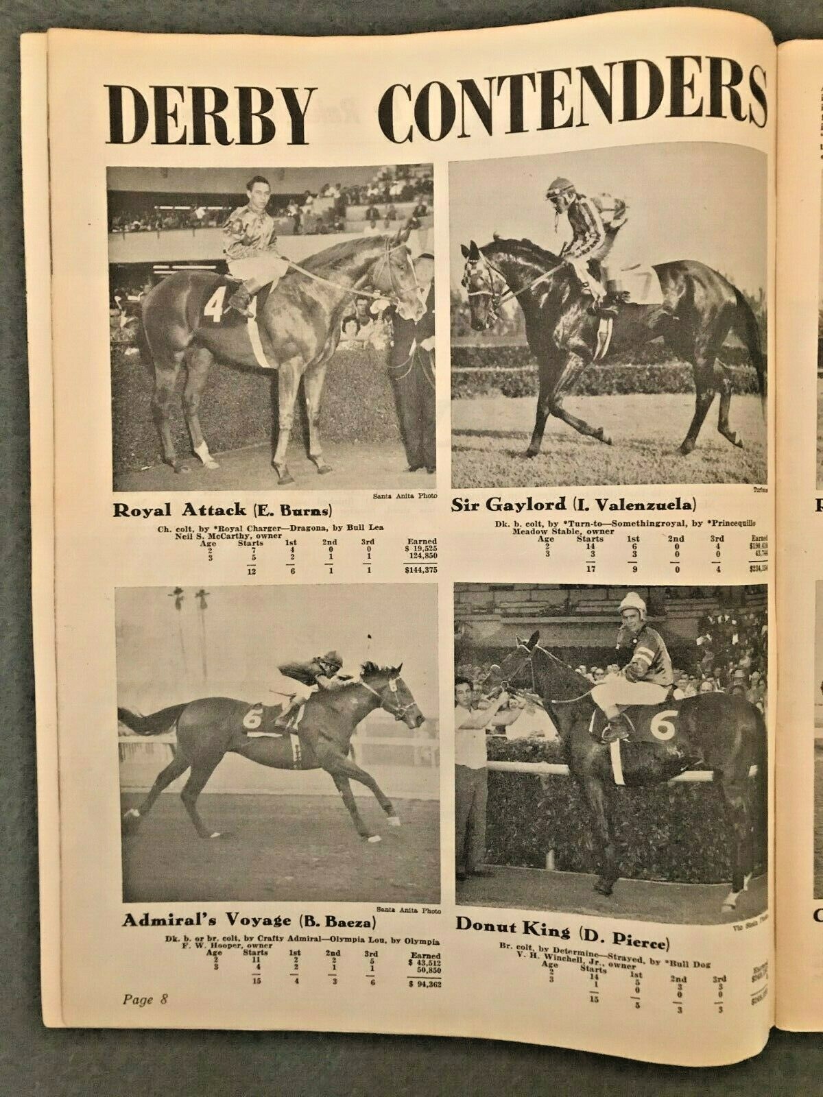 TURF AND SPORT DIGEST - May 1962 - Cover - Carry Back | eBay