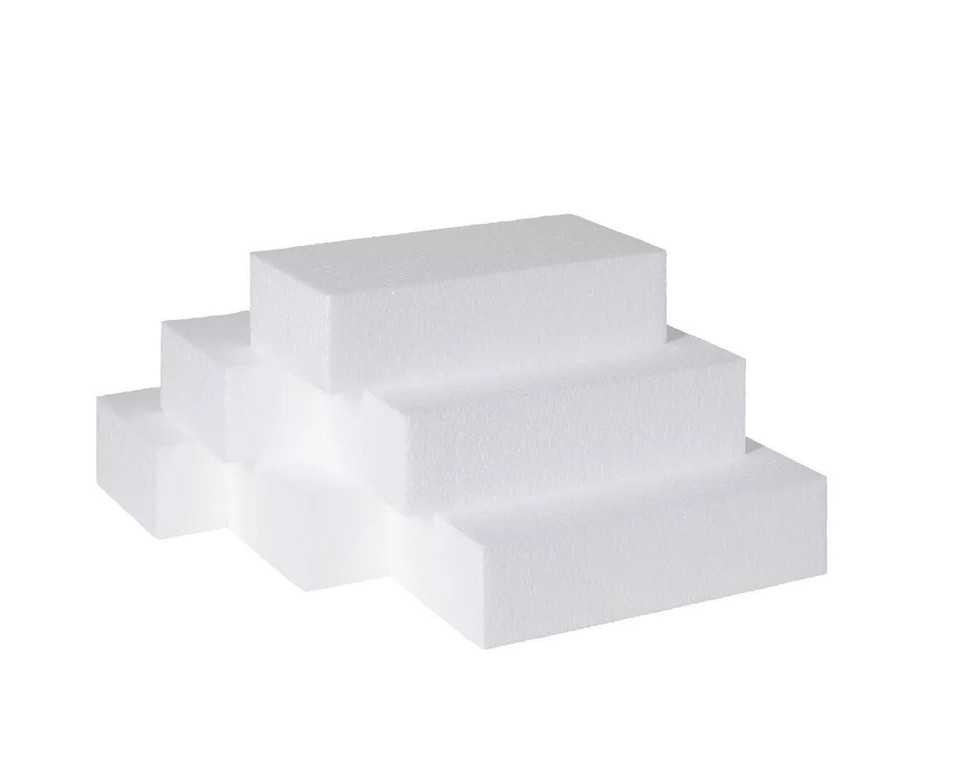 Styrofoam Blocks 8 x 4 x 2 Inch - 24 Pieces -EPS Arts Crafts Shipping ...