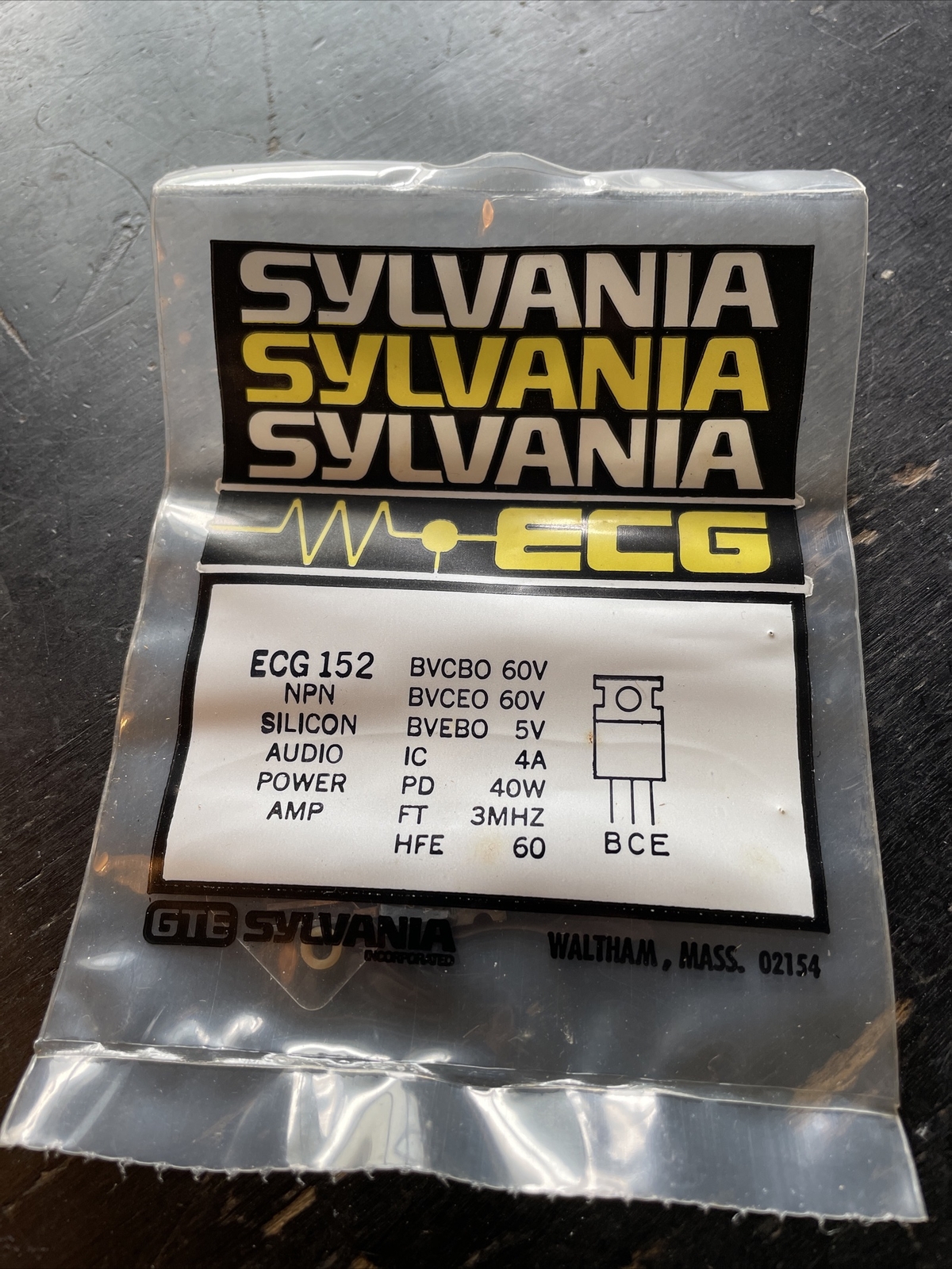 Sylvania ECG 152 Transistor NEW USA | eBay