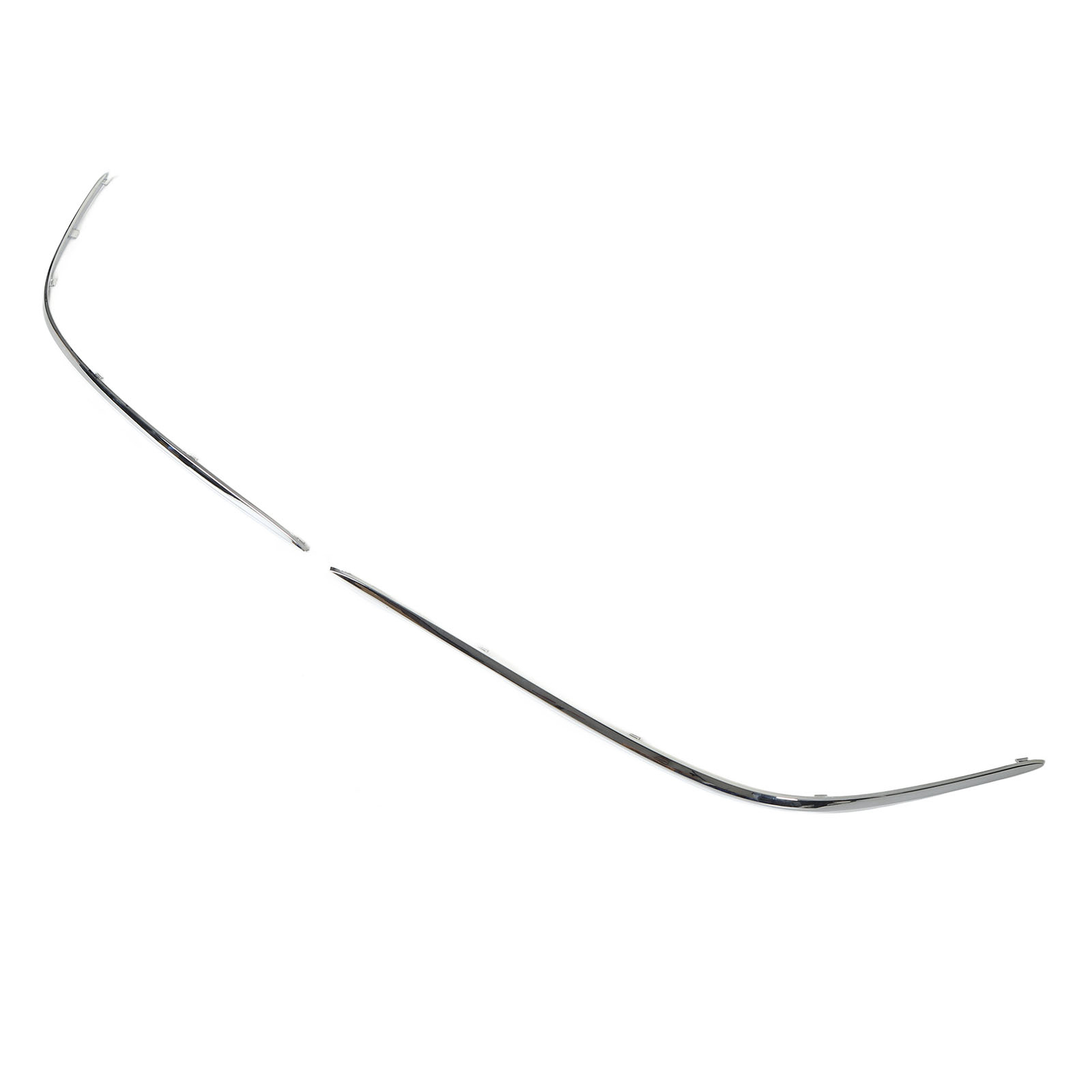 1Pair Front Bumper Outer Molding Chrome Cover 2208850674 Protective For ...