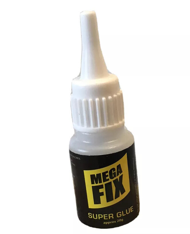 Mega Fix Super Glue 20g Extra Strong Industrial Strength Adhesive Wood ...