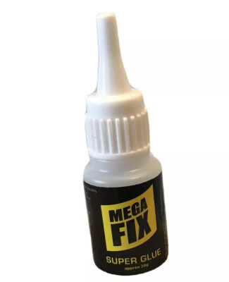 MEGA FIX 20G SUPER GLUE EXTRA STRONG INDUSTRIAL STRENGTH ADHESIVE WOOD ...