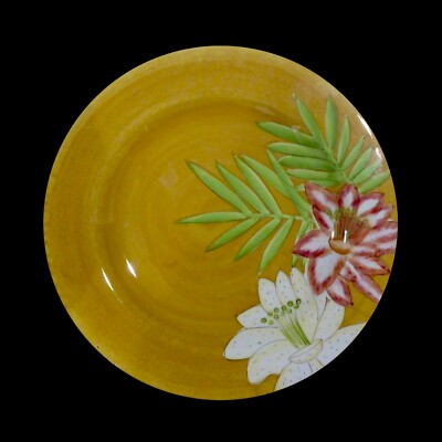 Gates Ware Plate Yellow Flowers Floral Summer Plate | eBay