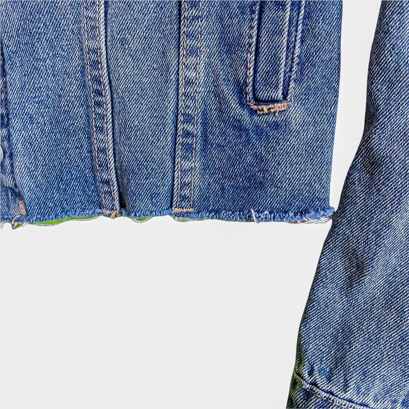 BLANK NYC EXPOSED ZIPPER DENIM TRUCKER JACKET SLIDING… - Gem