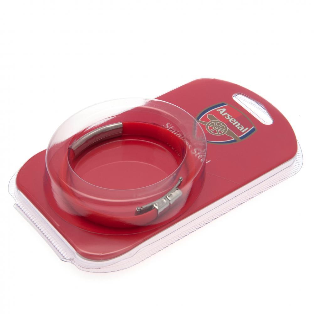 ARSENAL FC COLOUR SILICONE CLUB CREST BRACELET WRISTBAND GIFT | eBay ...