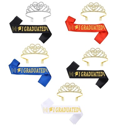 2025Stylish Graduation Sash Multicolor Graduation Decoration ...