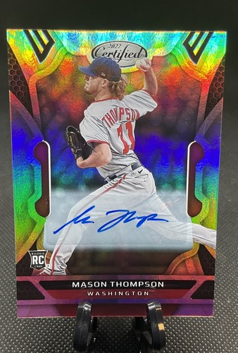 2022 Chronicles Certified Auto #21 Mason Thompson - Washington ...