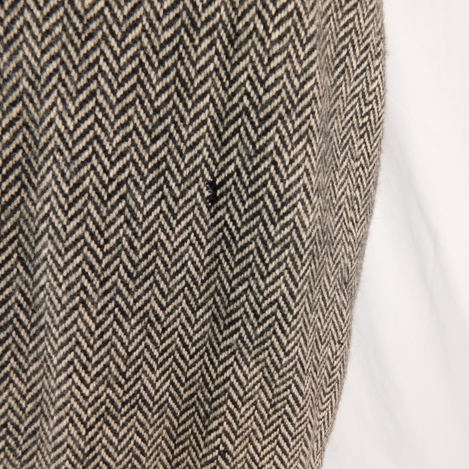 Harry Rothman Men Black White Gray Herringbone Blazer Sport Coat ...