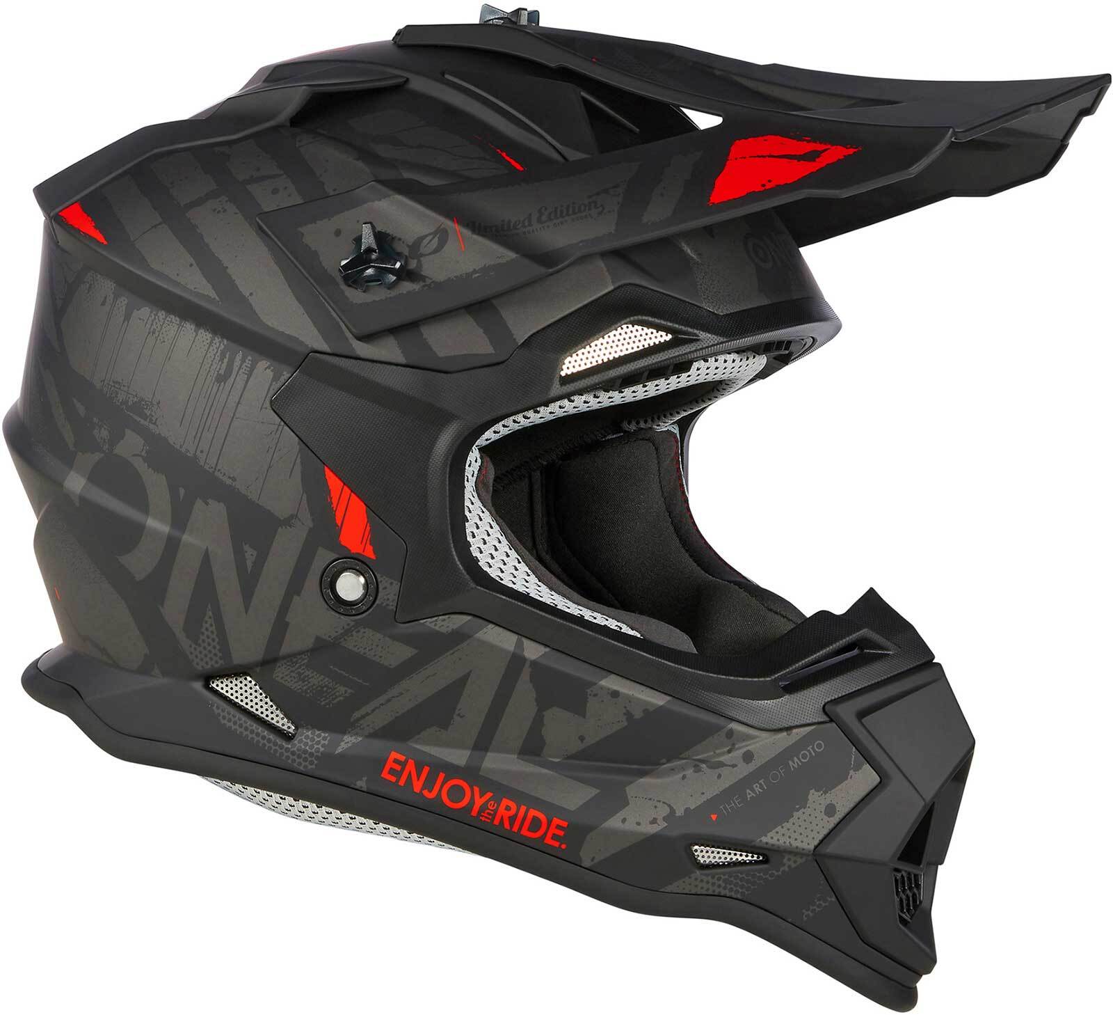 O'Neal 2 SRS Glitch V.23 Helmet - Motocross Dirt Bike Offroad Adult | eBay