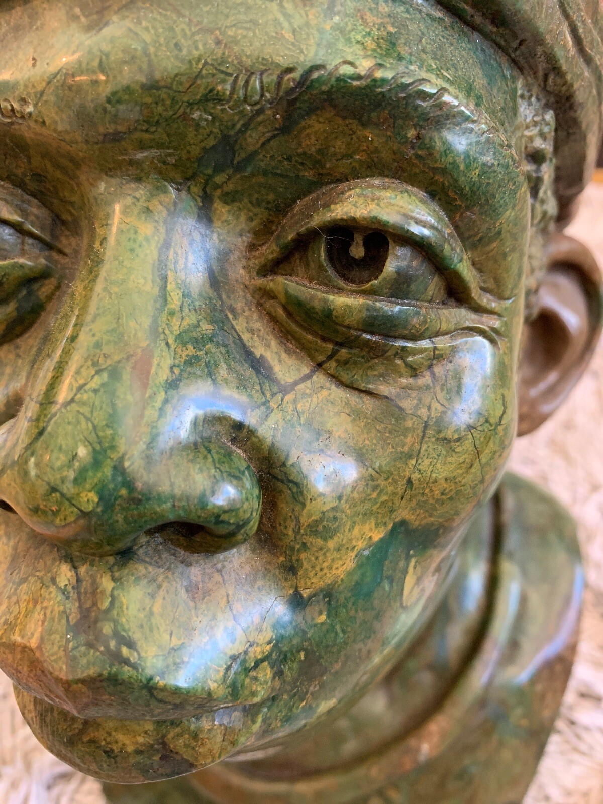 Green Verdite Stone Sculpture By Israel Chikumbirike The African ...