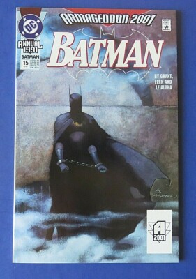 BATMAN ANNUAL #15 COMIC BOOK Armageddon 2001 ~ 1991 DC COPPER AGE ~ NM ...