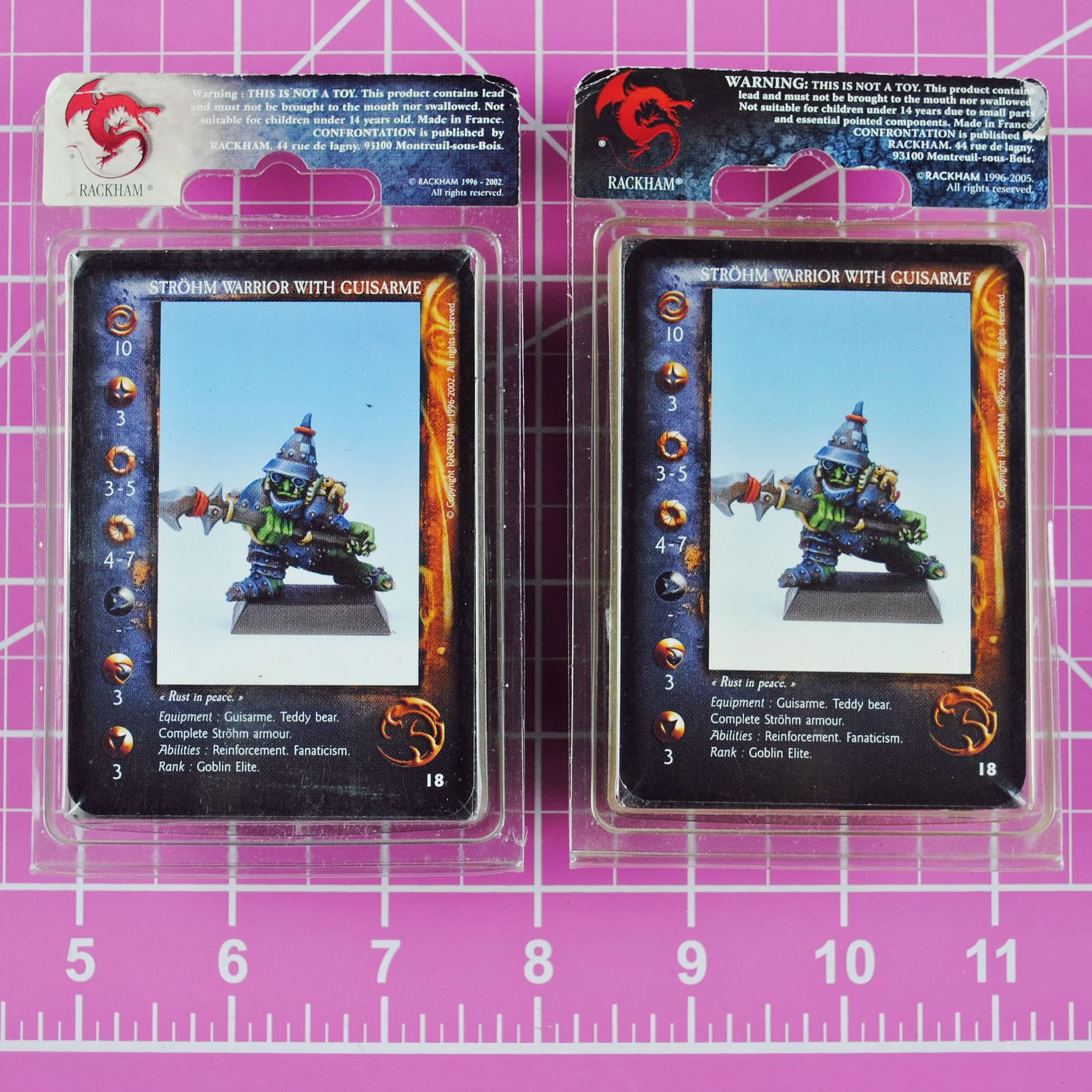 Rackham Confrontation Goblin Strohm Warrior w Guisarme (2 Packs ...