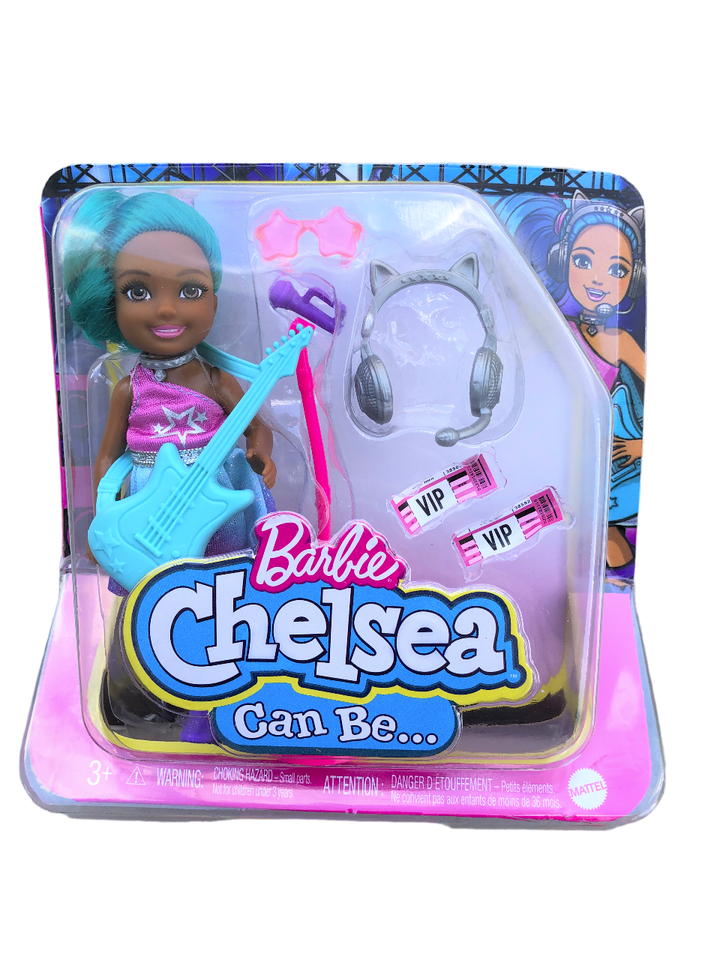Barbie Chelsea Can Be Pop Star Rockstar Doll Playset toys | eBay