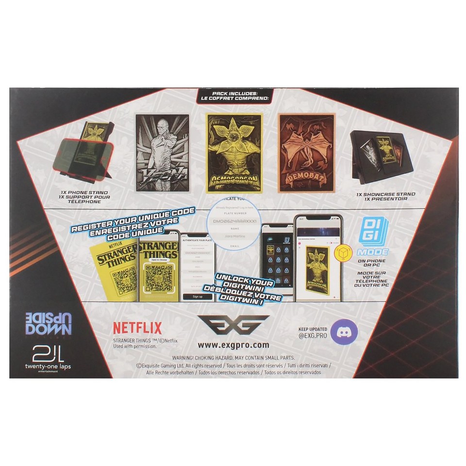 Exquisite Gaming: Digiplate Starter Pack - Stranger Things: The Upside ...