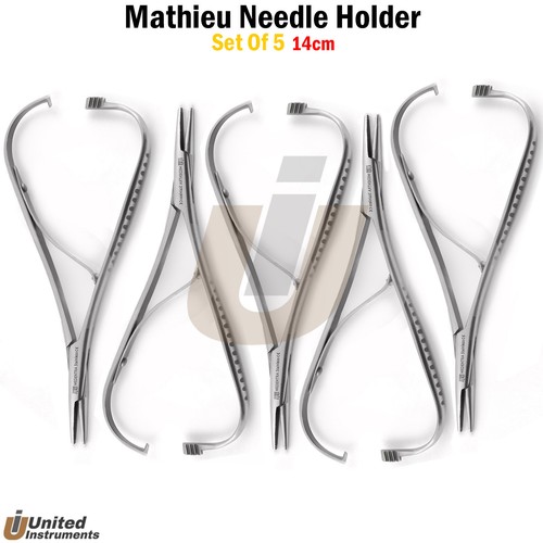 5Pcs Dental Mathieu Needle Holder Ligating Plier Surgical Orthodontic ...