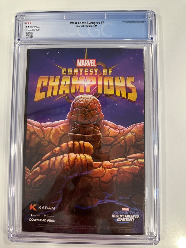 West Coast Avengers #7 (2019) Key 1st Jeff the Land Shark CGC 9.8 ...