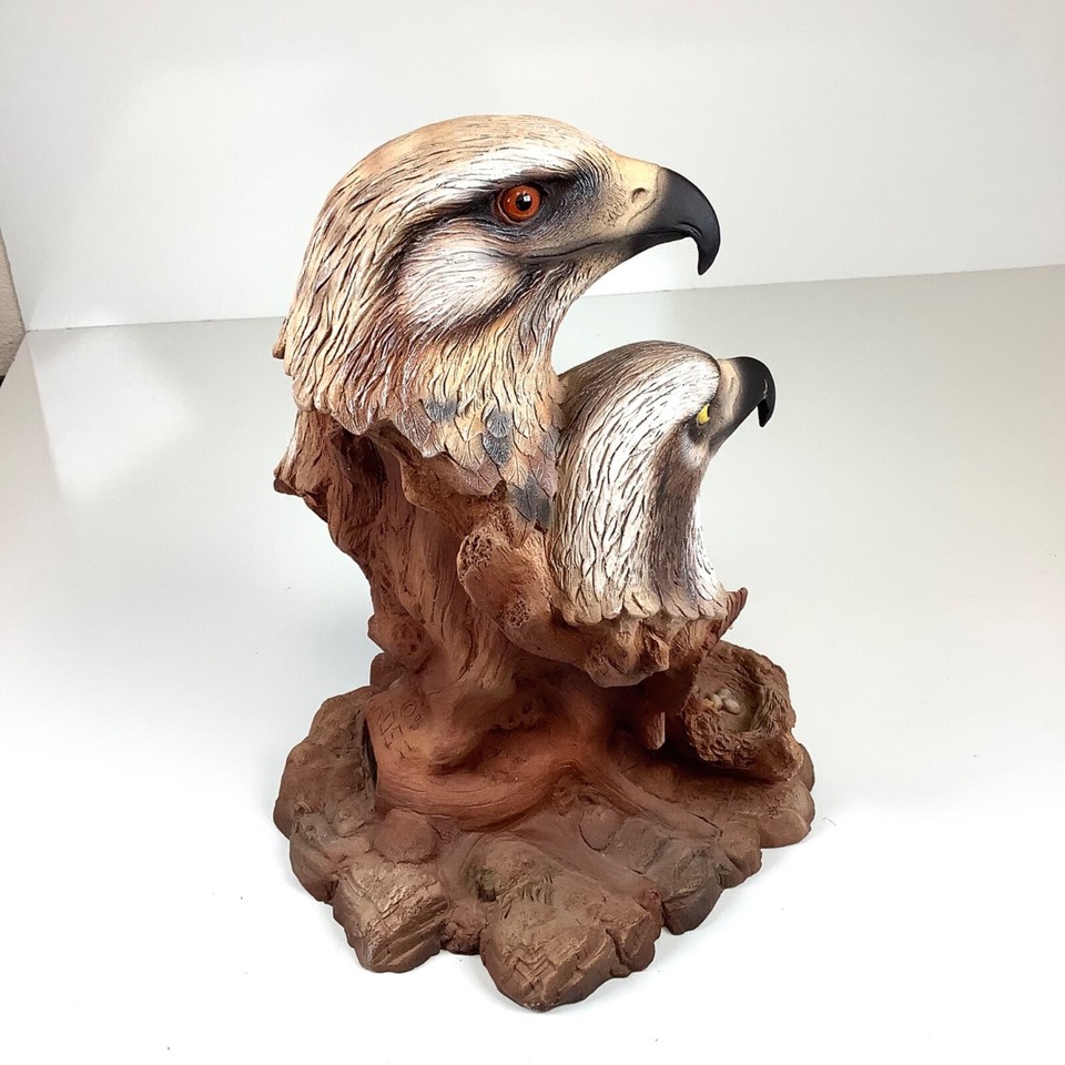 Neil Rose 1996 BIRDS OF PREY Signed Resin Sculpture Limited Ed 571/1950 ...