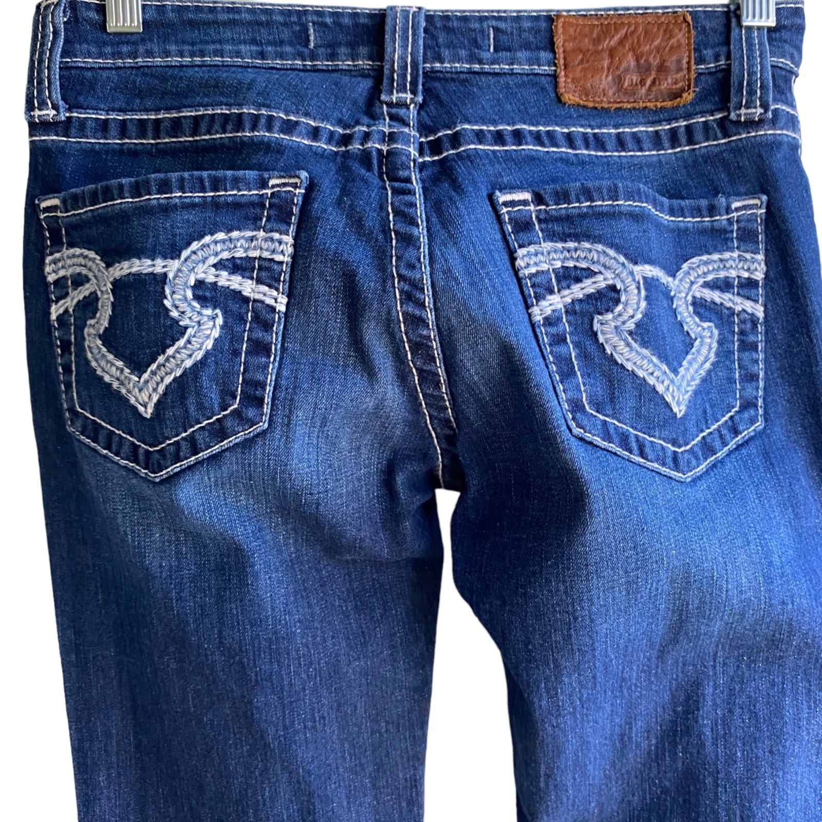 Big Star REMY Jeans sz 27L Actual 30x29" Boot Cut Low Rise Dark Wash ...