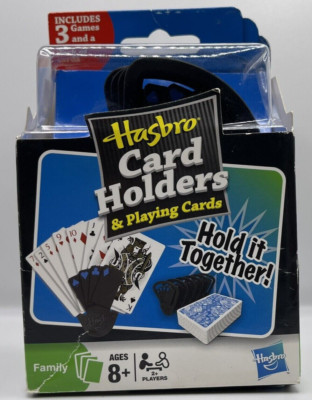 Hasbro Card Holders w/ Playing card deck w/ 3 games | eBay