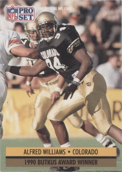1991 Pro Set Alfred Williams #35 for sale | eBay