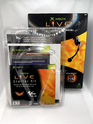Original Xbox Live Starter Kit Communicator Headset - with Sealed ...