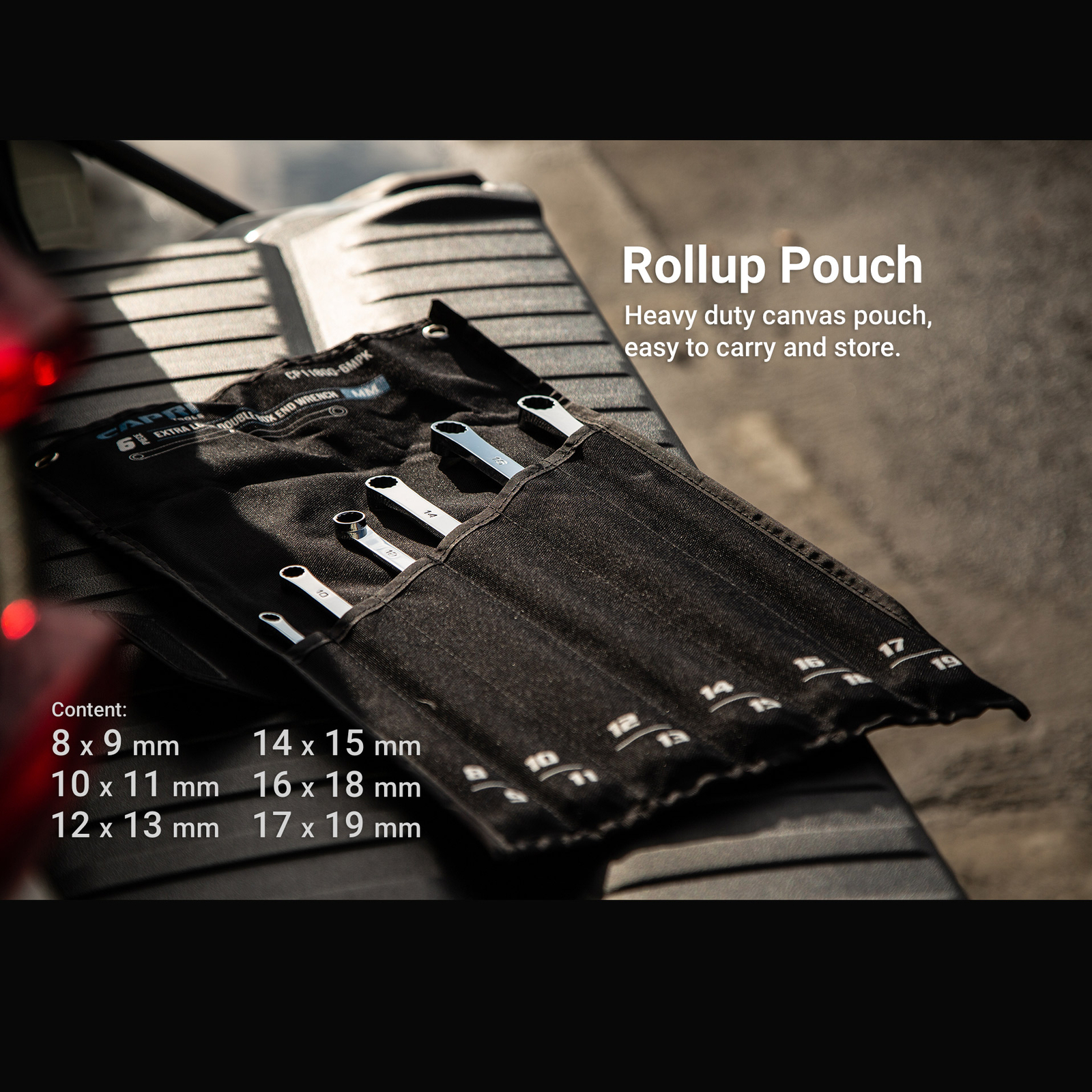 Capri Tools 0 Degree Offset Extra Long Box End Wrench Set, Metric, 6 ...