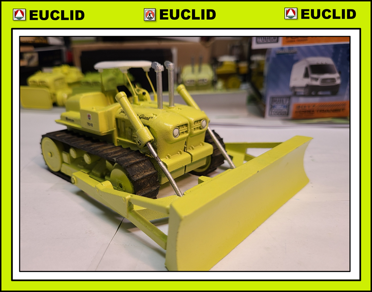 UNIQUE Custom Corgi EUCLID TC-12 Bulldozer in "EUCLID Hi-Lite Green ...