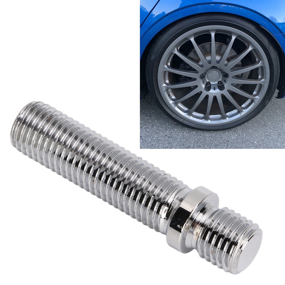 M12x1.25-M12x1.5 20pcs Extended Wheel Conversion Stud 58mm Length 41mm ...