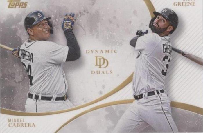 2023 Topps Dynamic Duals - Miguel Cabrera, Riley Greene #1 (RC) for ...