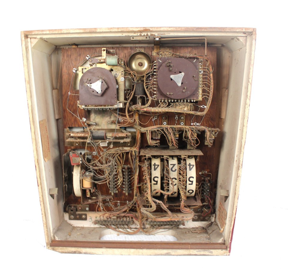 1965 Gottlieb SKYLINE Pinball Machine BACKBOX + GLASS- Original | eBay