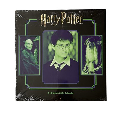 Harry Potter 16 month 2024 Wall Calendar New Sealed | eBay