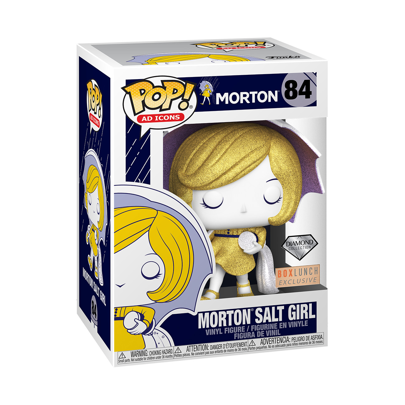 Funko Pop! Vinyl: Ad Icons - Morton Salt Girl (Diamond Glitter) - Box ...