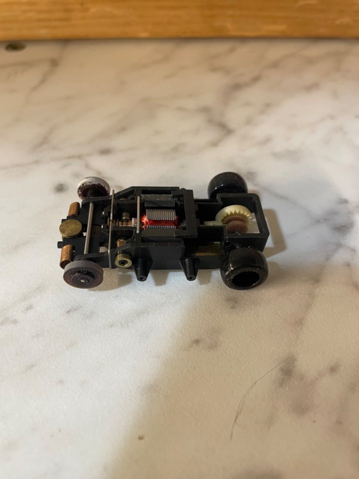 RARE WIZZARD THUNDER STORM HO SLOT CAR CHASSIS, BRASS WEIGHTED | eBay