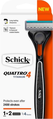 Schick - Quattro Titanium 4 Kit for Men | eBay