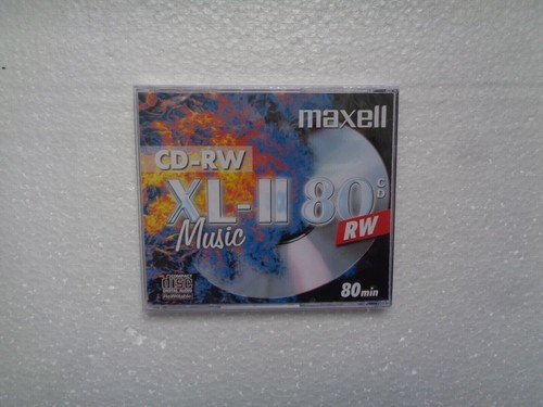 CD-RW Audio Vierge MAXELL XL-II 80 Music - CD RW Rewritable 80min Neuf ...