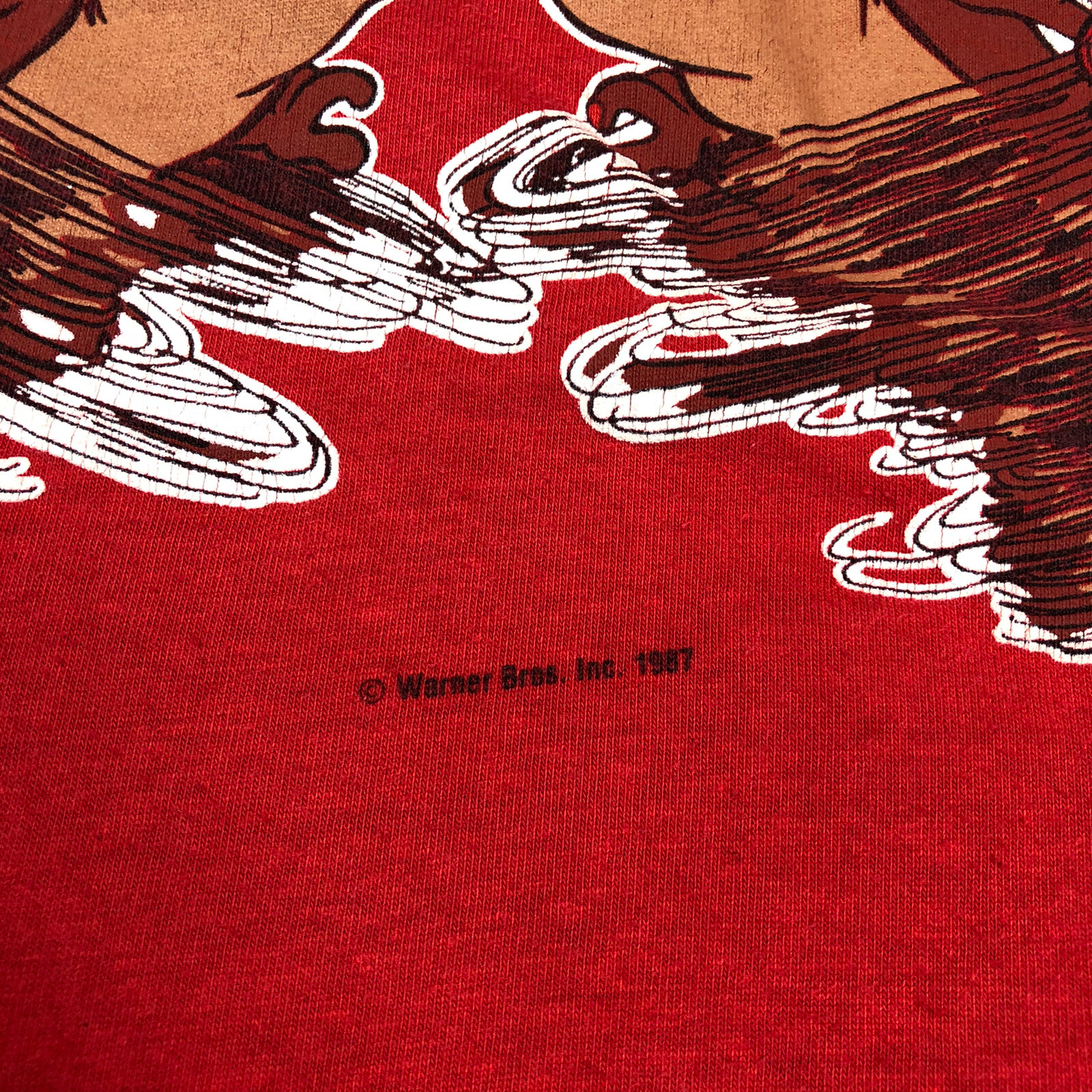 Vintage 1987 Warner Bros Red Taz Devil Worlds Greates… - Gem